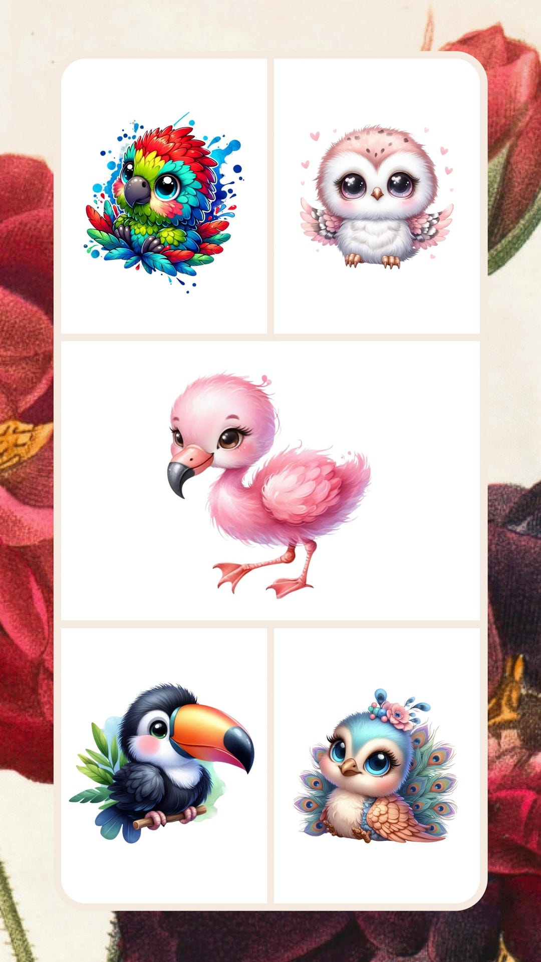Birds Stickers - 12 Pack - Waterproof Vinyl Stickers - Etsy