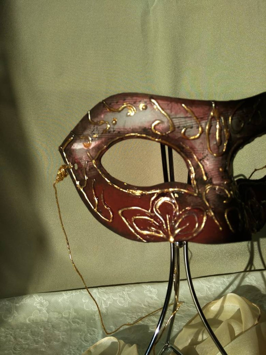 Midnight Masquerade Mask With Note Face Mask Mask Cover - Etsy