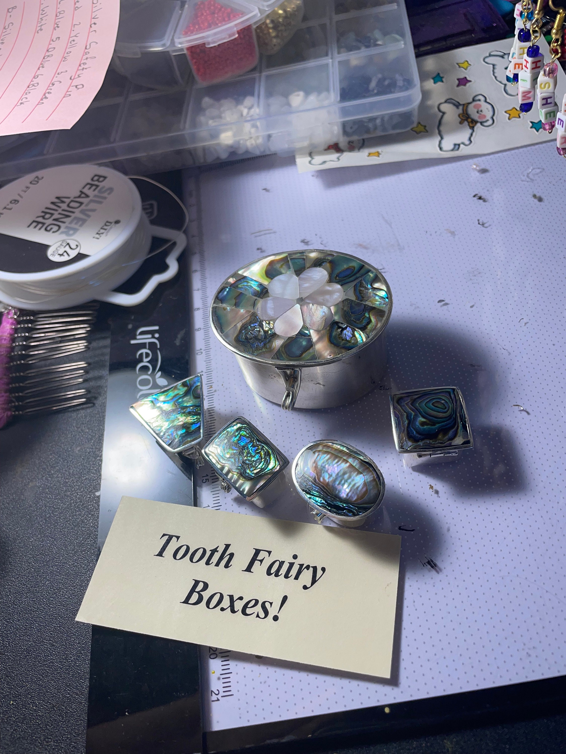 Mini Mexico Alpaca Abalone Pill Boxes - Etsy