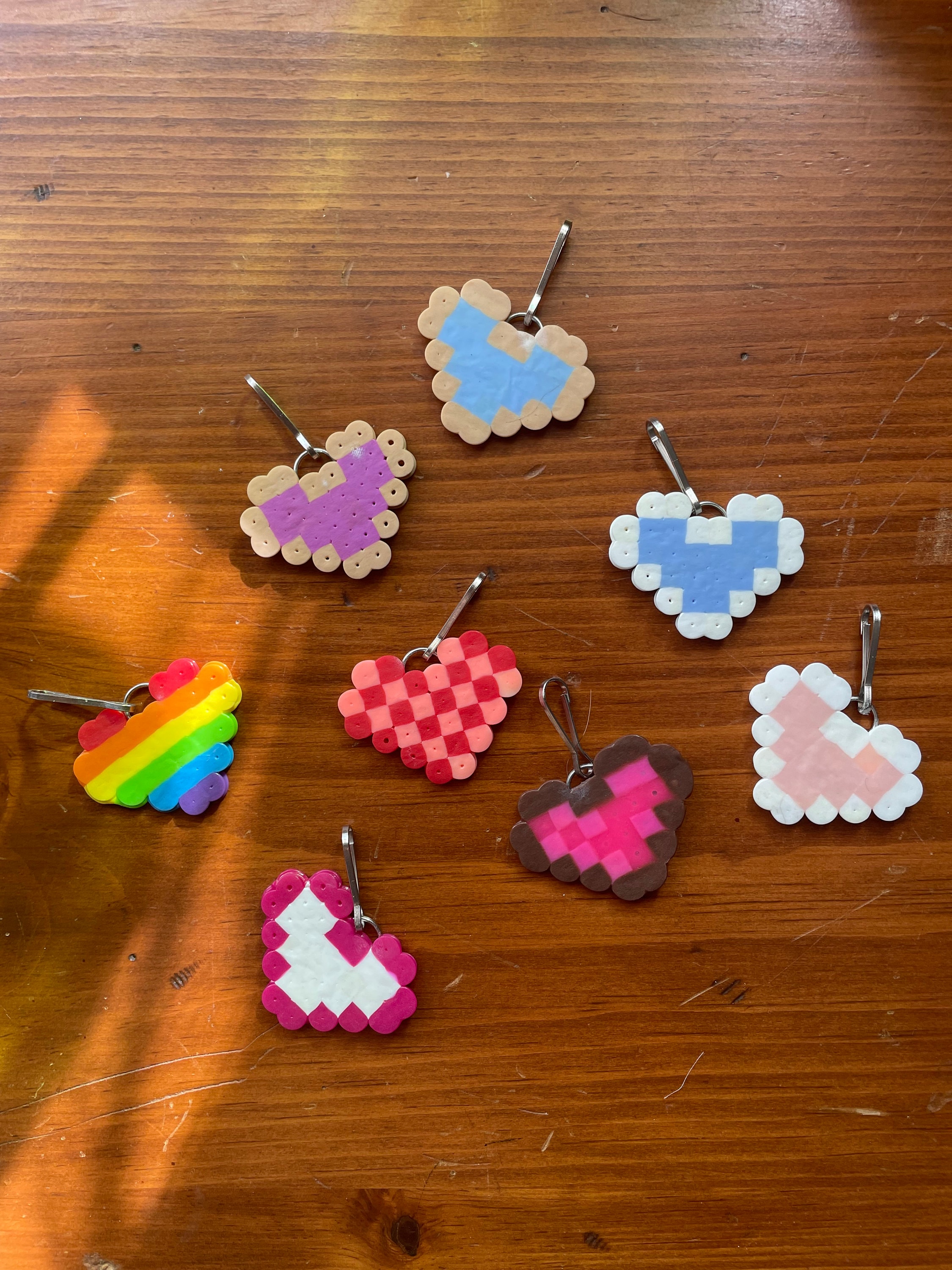 Small Heart Design Perler Beads Pokeball Heart Perler Bead Digital