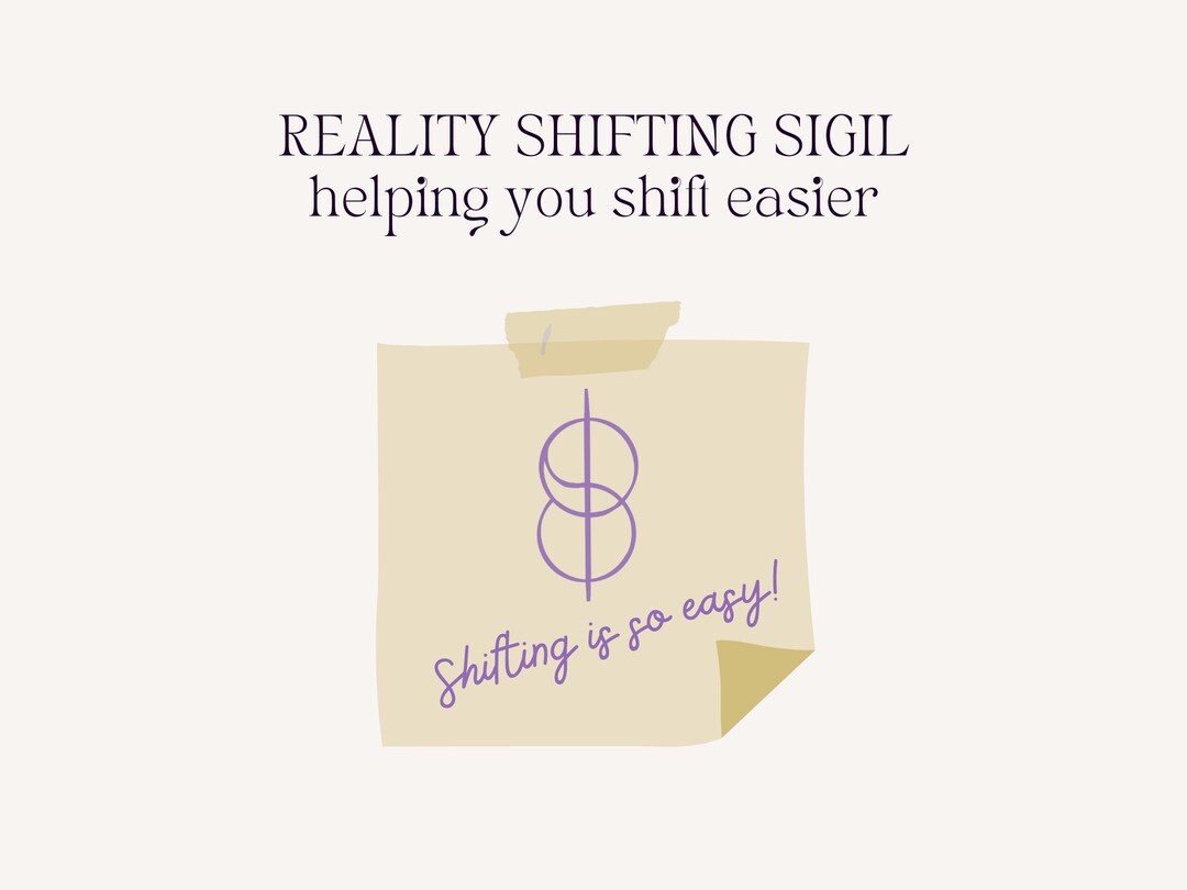 Reality Shifting Sigil, Instant Download - Etsy