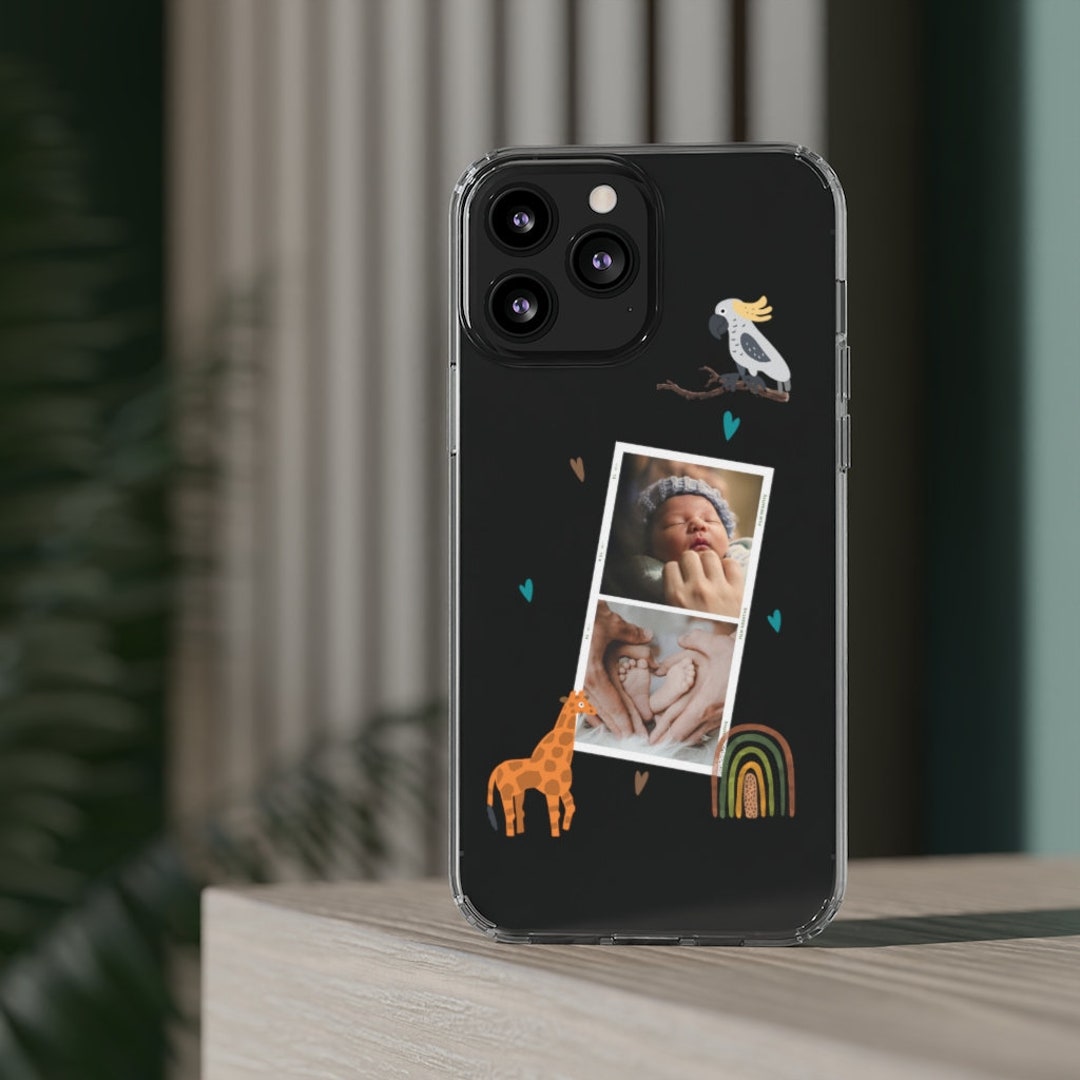 Personalized Baby Boy Cute Case Photo Collage Clear Cases - Etsy