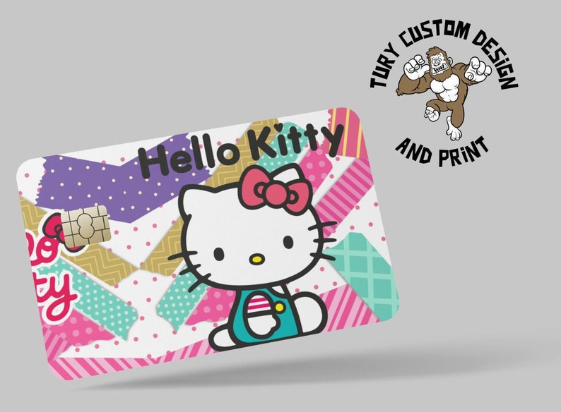 2 Pc Credit Card Skin HELLO KITTY.. - Etsy