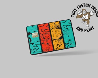 Credit Card Anime - Etsy