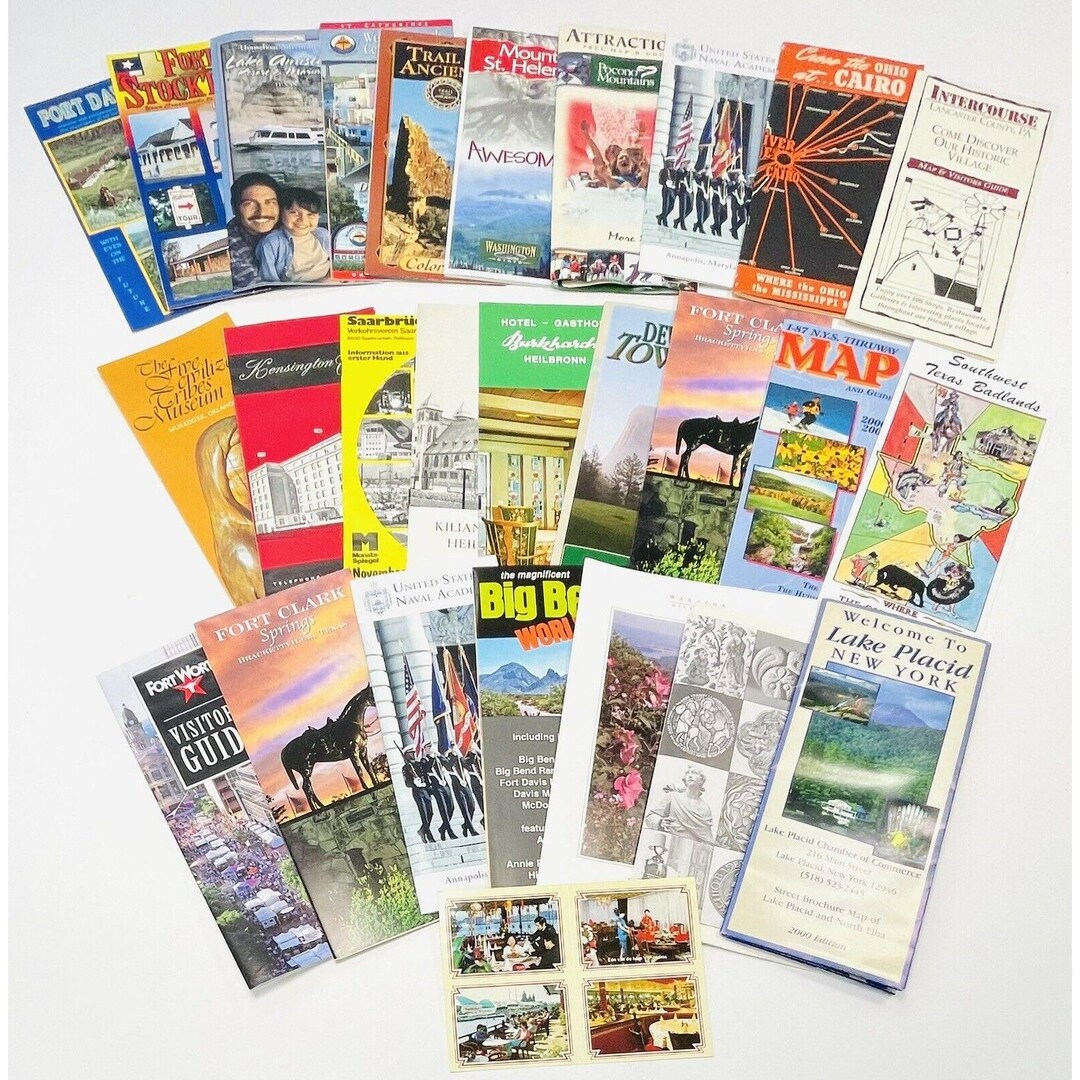 VTG Lot 27 European & United States Travel Tourism Destination ...