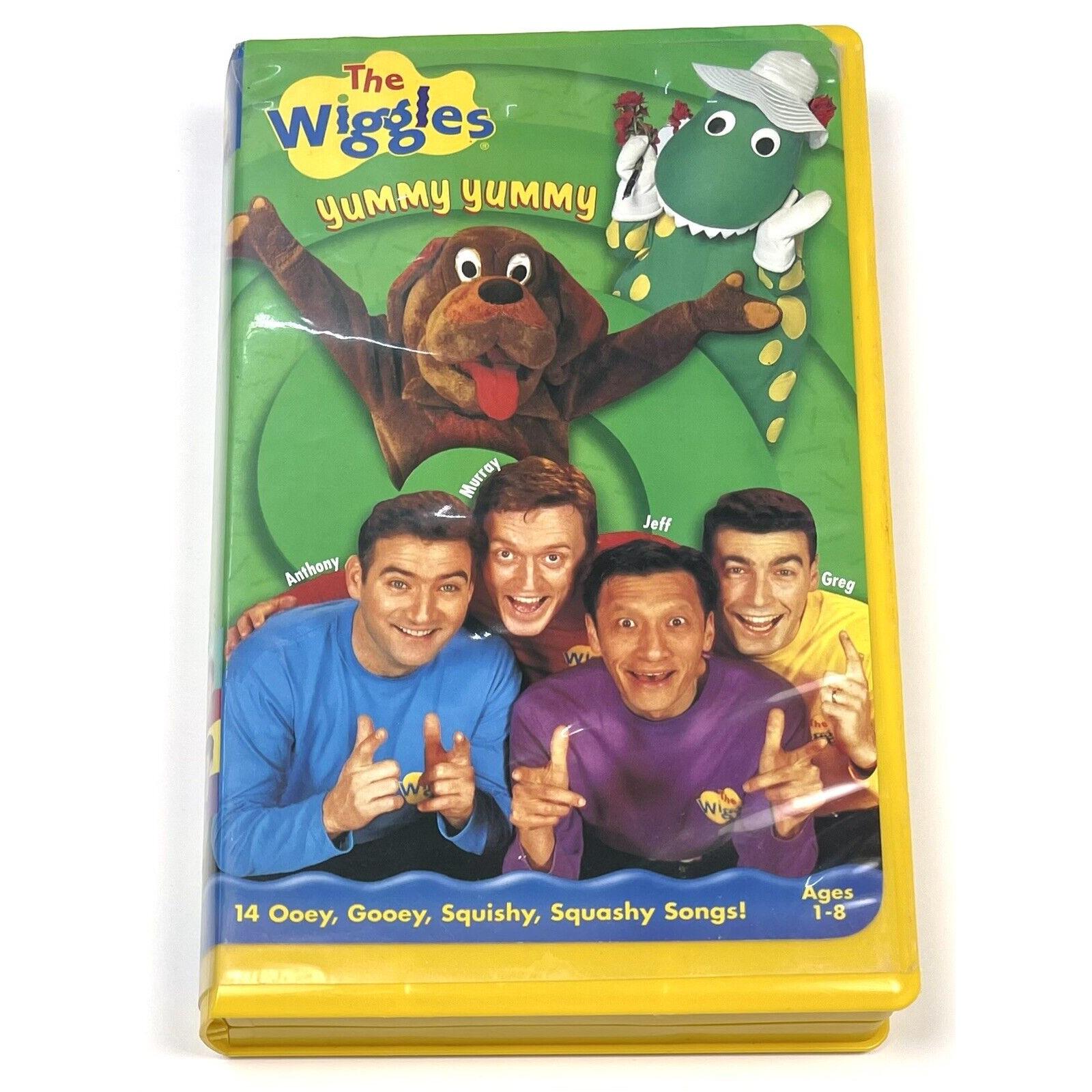Lot 4 the Wiggles VHS Tapes Wiggly Safari Yummy Yummy Wiggle Time ...