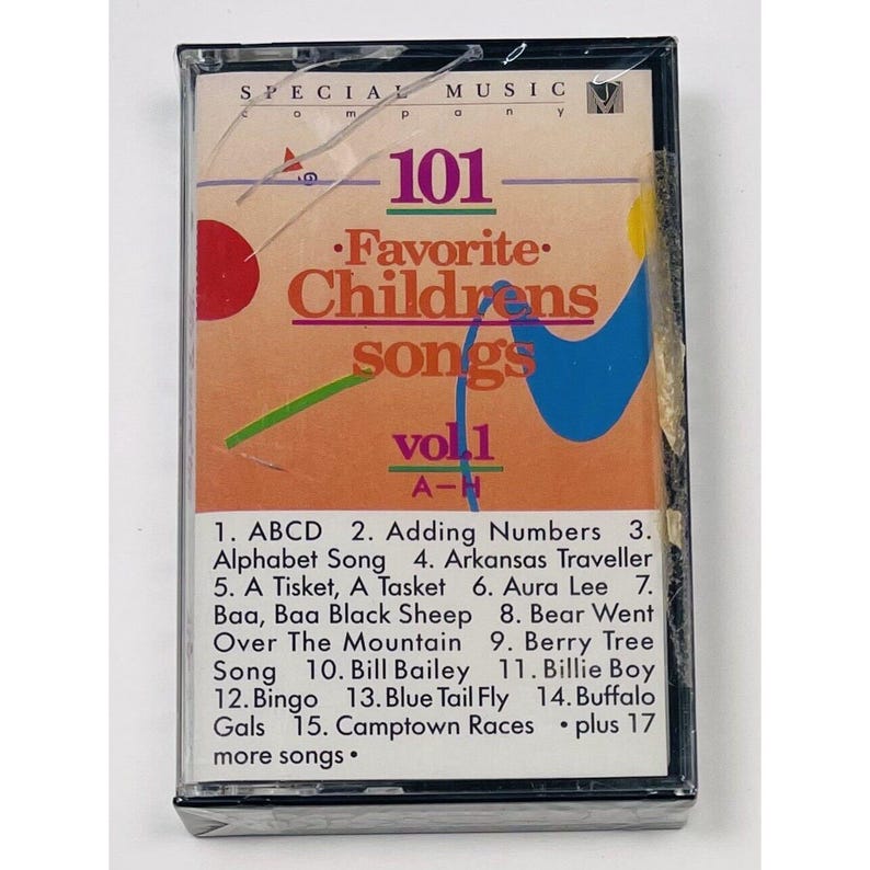 101 Favorite Childrens Songs Volume 1 A-H Special Music Company NEW ...