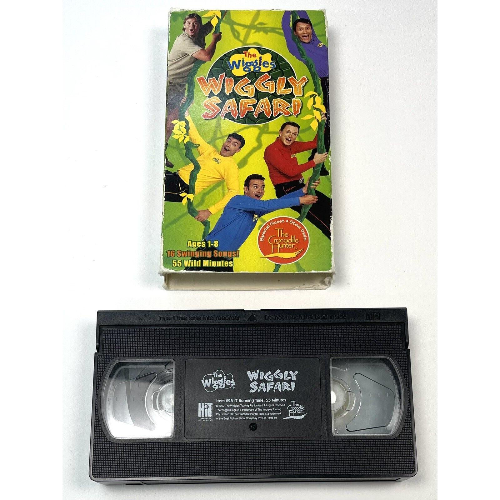 Lot 4 the Wiggles VHS Tapes Wiggly Safari Yummy Yummy Wiggle Time ...