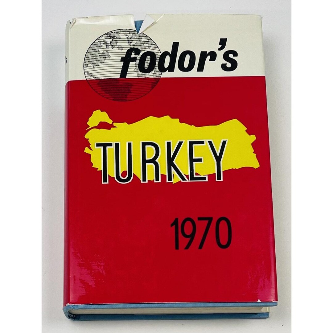 Fodor's Modern Guides Guidebook Turkey 1970 Hardcover Travel Tourism W ...