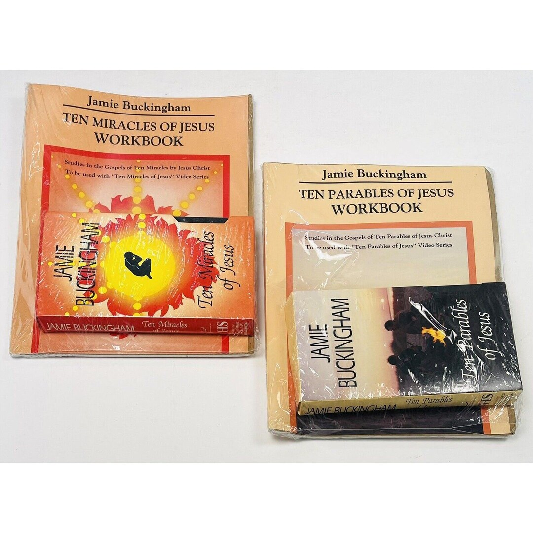 Ten Miracles Parables of Jesus by Jamie Buckingham (VHS & Workbook 1988 ...