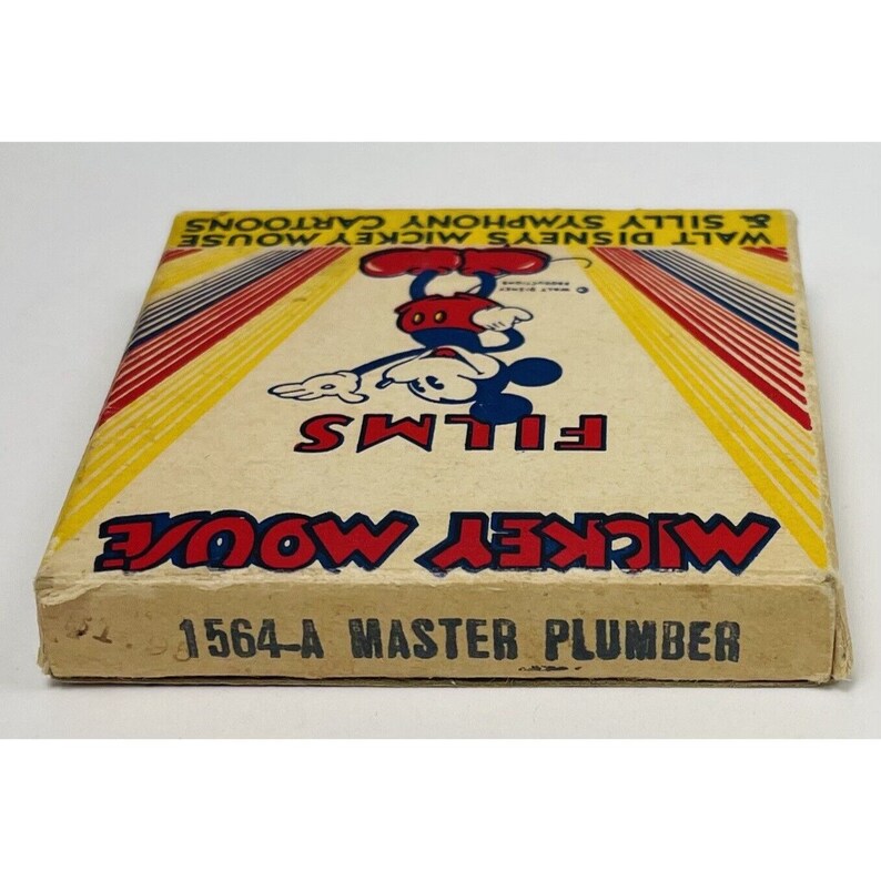 VTG 1930s Walt Disney's Mickey Mouse Films 1564-A Master Plumber 8mm ...