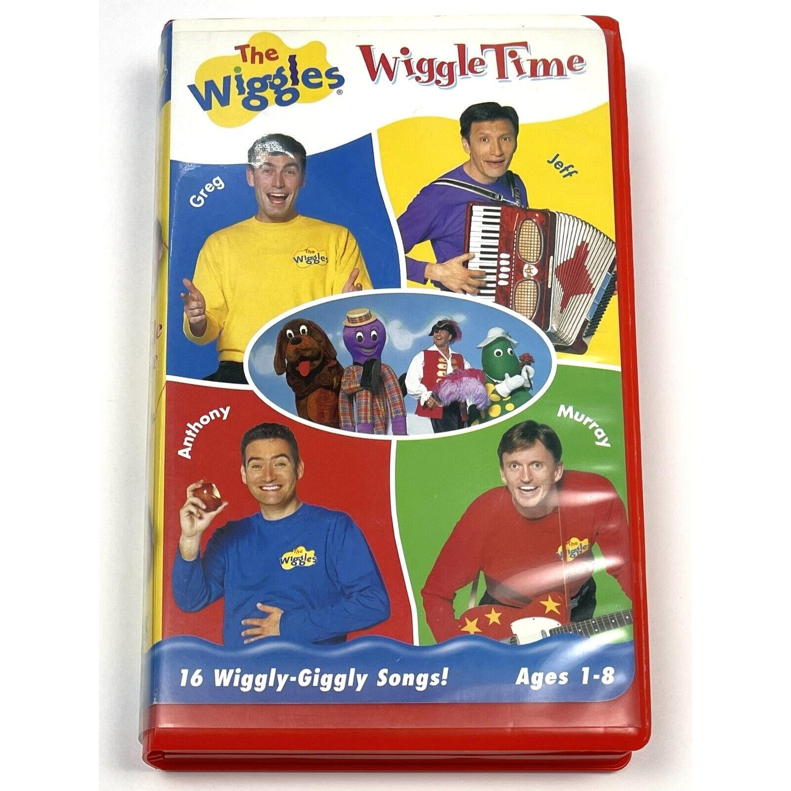 Lot 4 the Wiggles VHS Tapes Wiggly Safari Yummy Yummy Wiggle Time ...