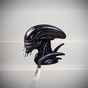 Alien Xenomorph Stickers | Aliens Inspired Sticker | Facehugger Vinyl ...