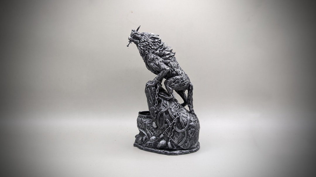 Fenrir Figure, Resin 3D Printed Gift Art, 3D Print Home Decor, Dungeons ...