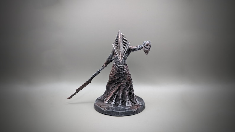 Pyramid Head Silent Hill 3d Printed Horror Gothic Statue Art, Gamer ...