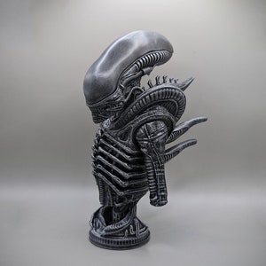 Xenomorph Bust | Alien 3D Printed Statue Figure, Gamer Gift, Game Room ...