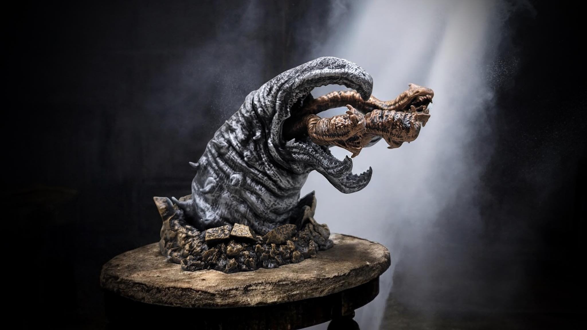 Graboid Bust | Tremors Figure | 3D Printed Graboid From the Movie ...