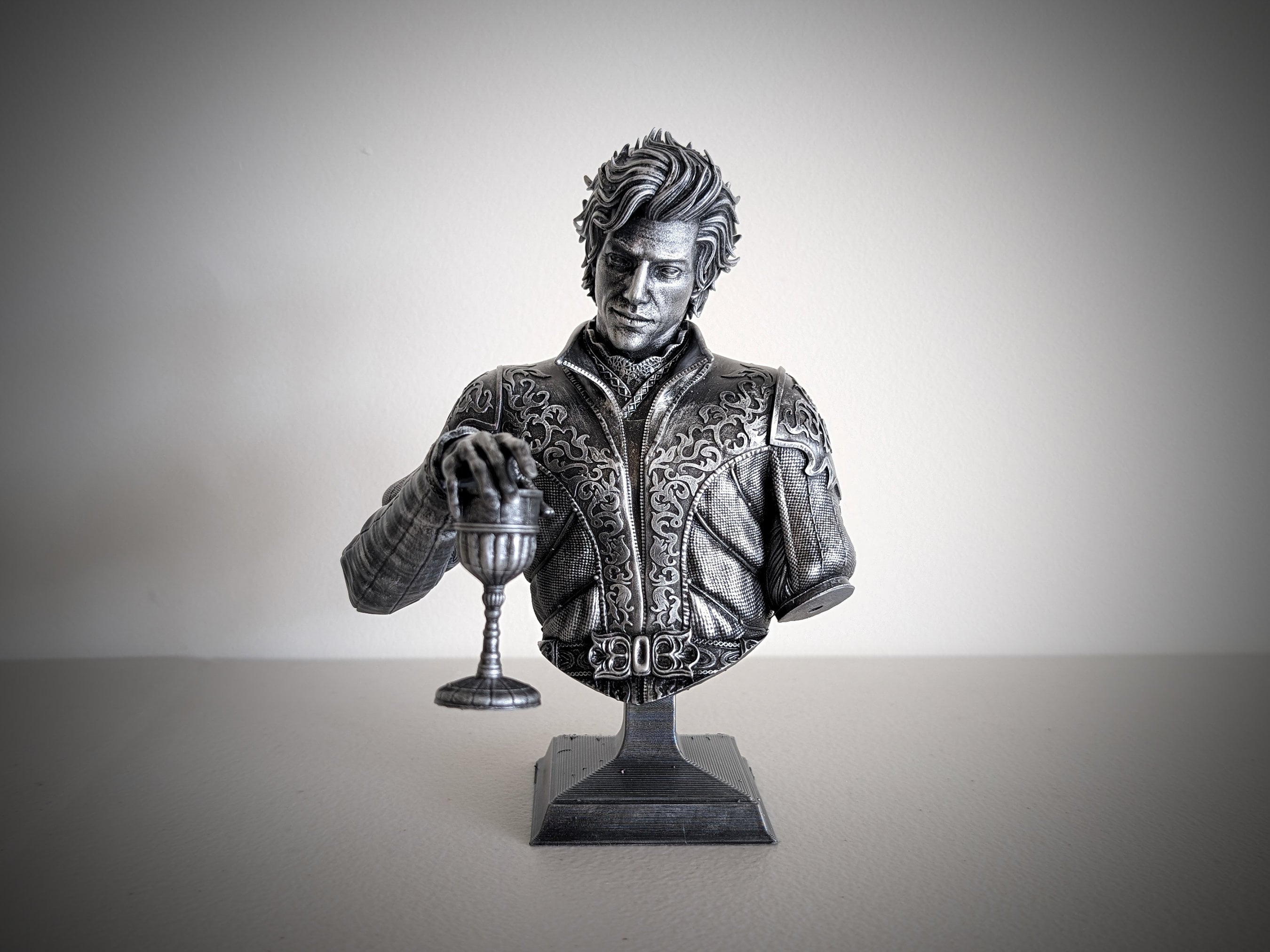 Astarion Baldurs Gate 3 Bust Baldur's Gate Figure 3D Printed BG3 Statue ...