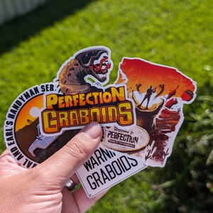 Tremors Stickers | Graboid Sticker, Laptop, Vinyl, Movie Holographic ...
