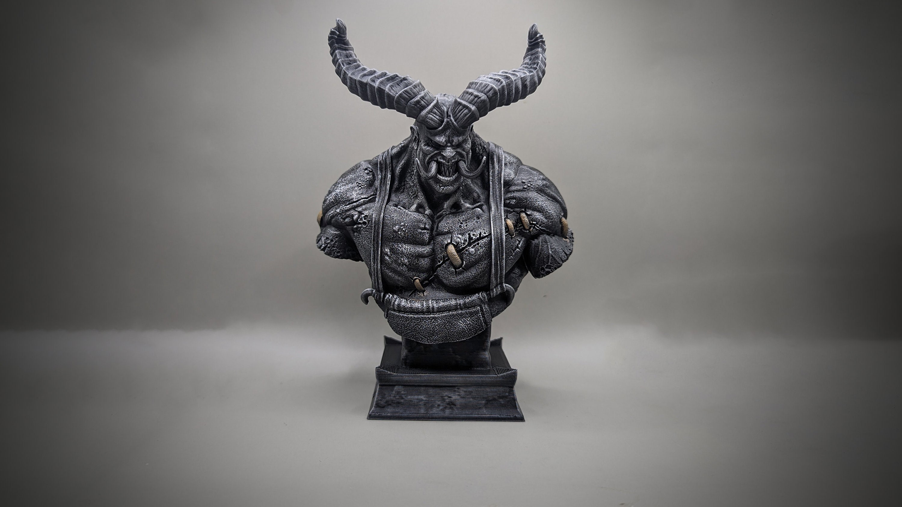 The Butcher Bust Diablo 3d Printed Statue, Gamer and Home Decor 3d ...