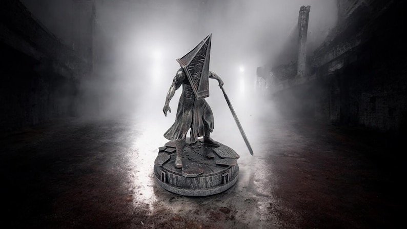 Pyramid Head Figure | Silent Hill Horror Inspired Collectible - Etsy