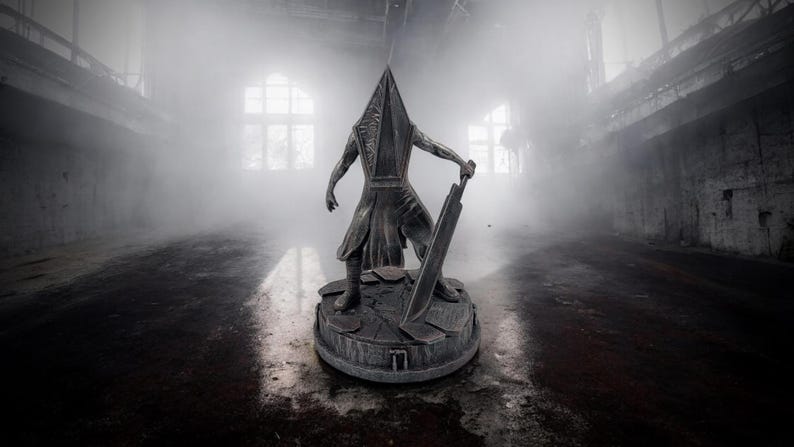 Pyramid Head Figure | Silent Hill Horror Inspired Collectible - Etsy