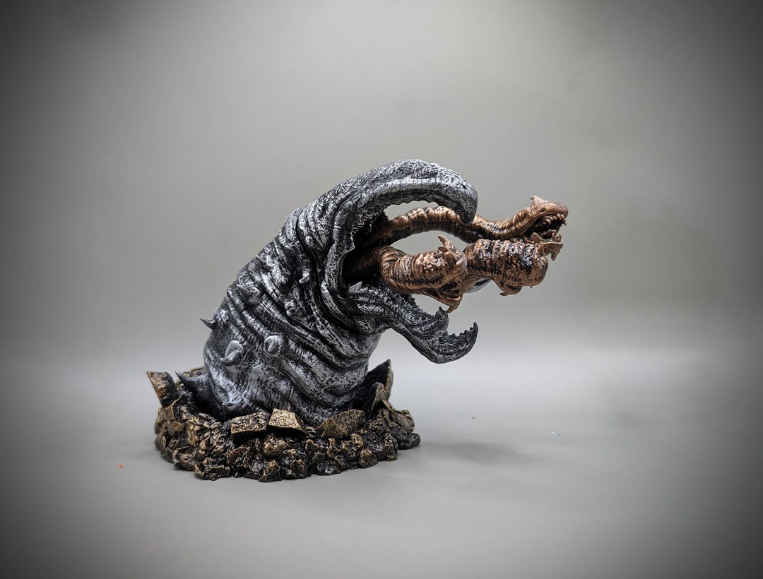 Graboid Bust Tremors Figure 3D Printed Graboid from the movie Tremors ...
