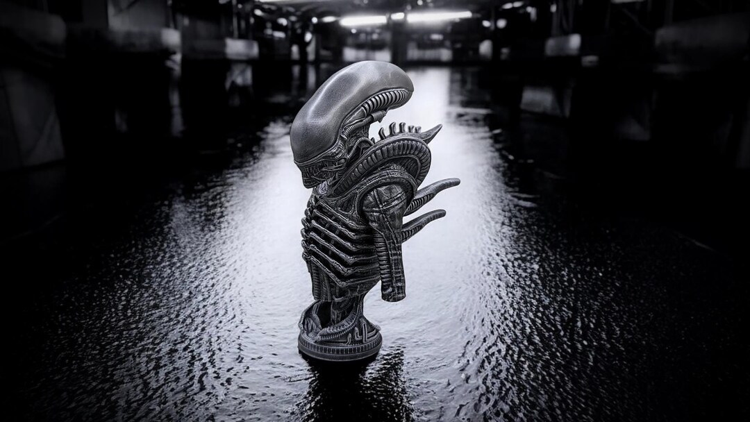 Xenomorph Bust | Alien 3D Printed Statue Figure, Gamer Gift, Game Room ...