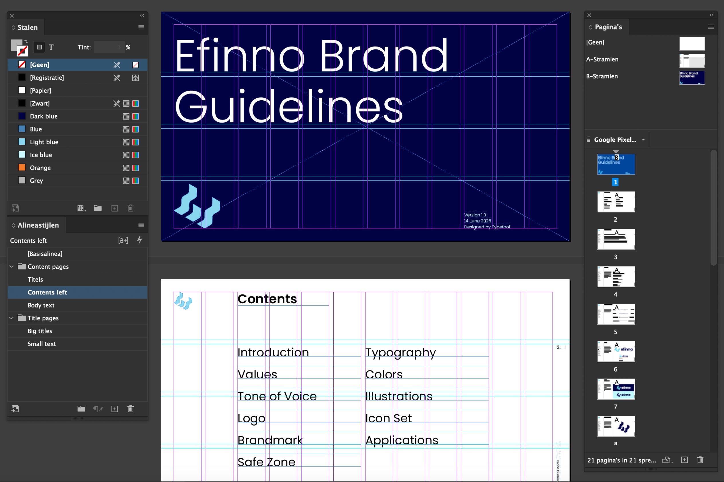 Brand Guidelines Template | Adobe Indesign Template | Brand Strategy ...