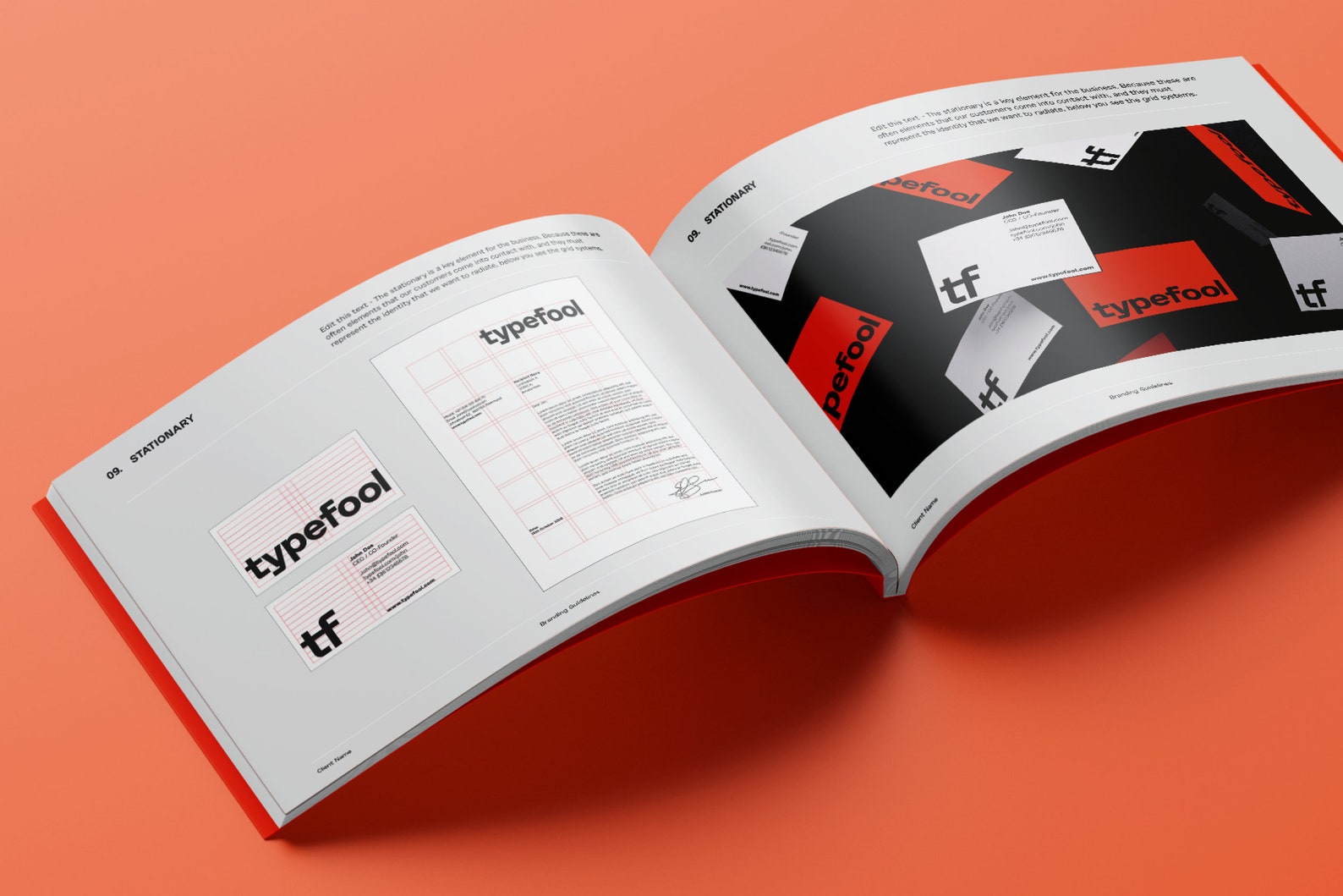 Brand Guidelines Template | Adobe Indesign Template | Brand Style Guide ...