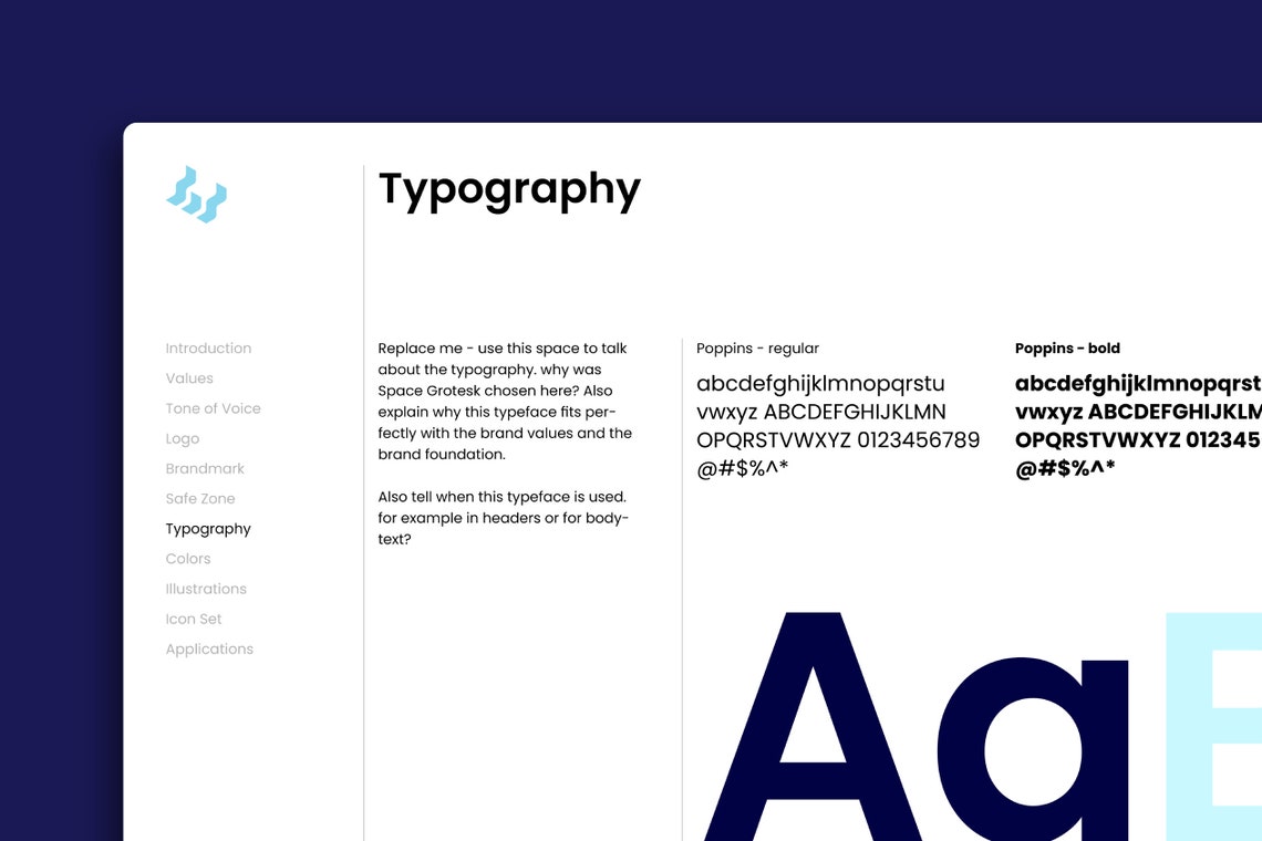 Brand Guidelines Template | Adobe Indesign Template | Brand Strategy ...