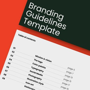 Brand Guidelines Template Adobe Indesign Template Brand Style Guide ...