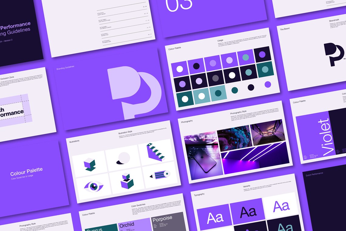Brand Guidelines Template | Adobe Indesign Template | Brand Style Guide ...