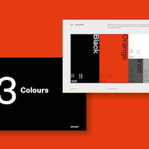 Brand Guidelines Template | Adobe Indesign Template | Brand Style Guide ...