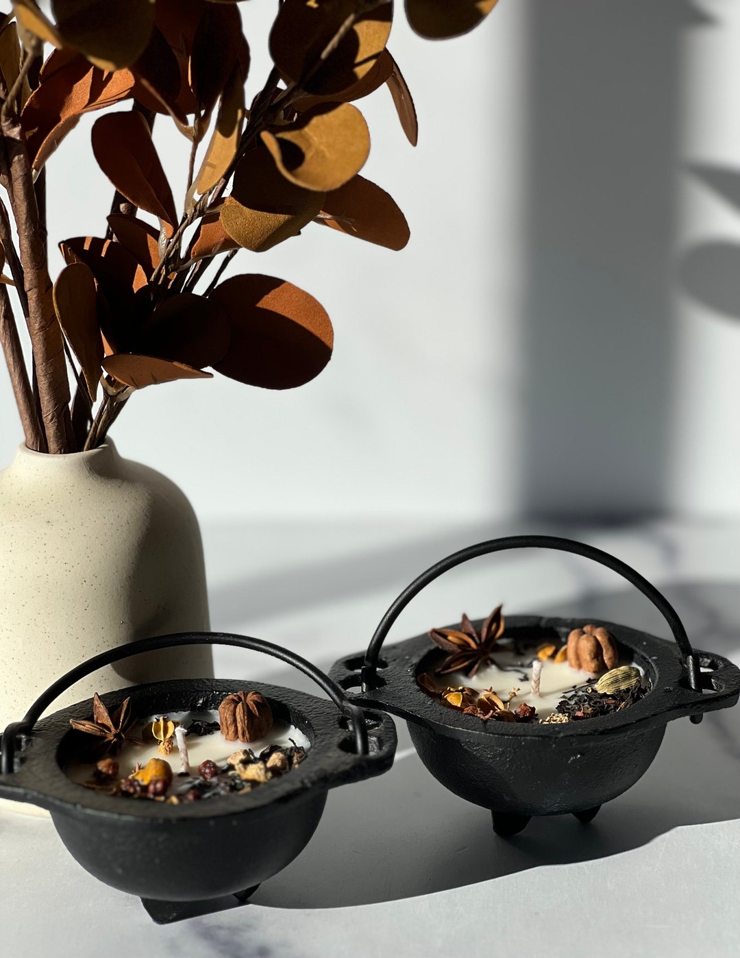 Volcano Cauldron Candle - Etsy