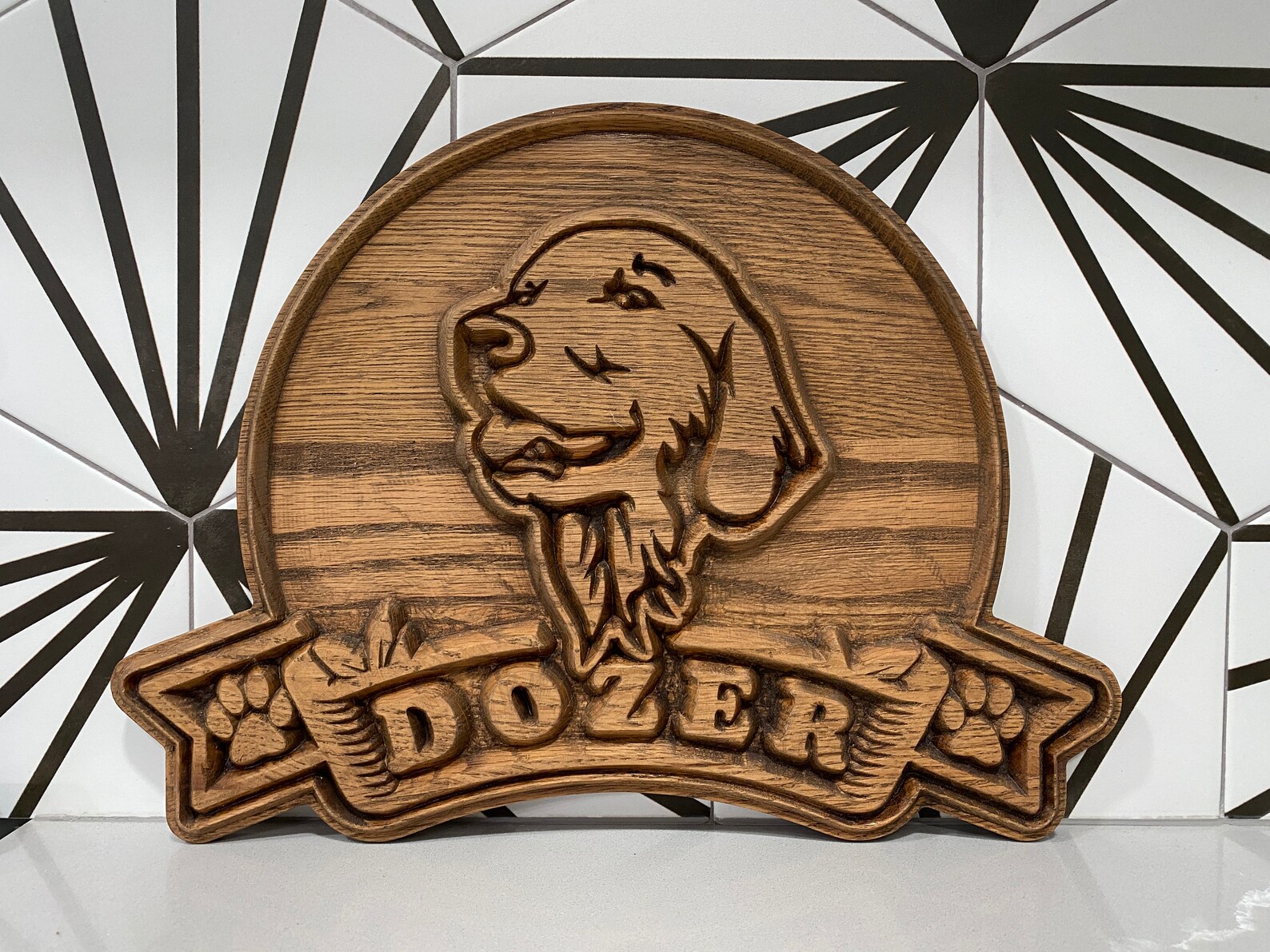 Custom Wood Dog Sign - Etsy