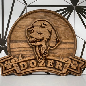 Custom Wood Dog Sign - Etsy