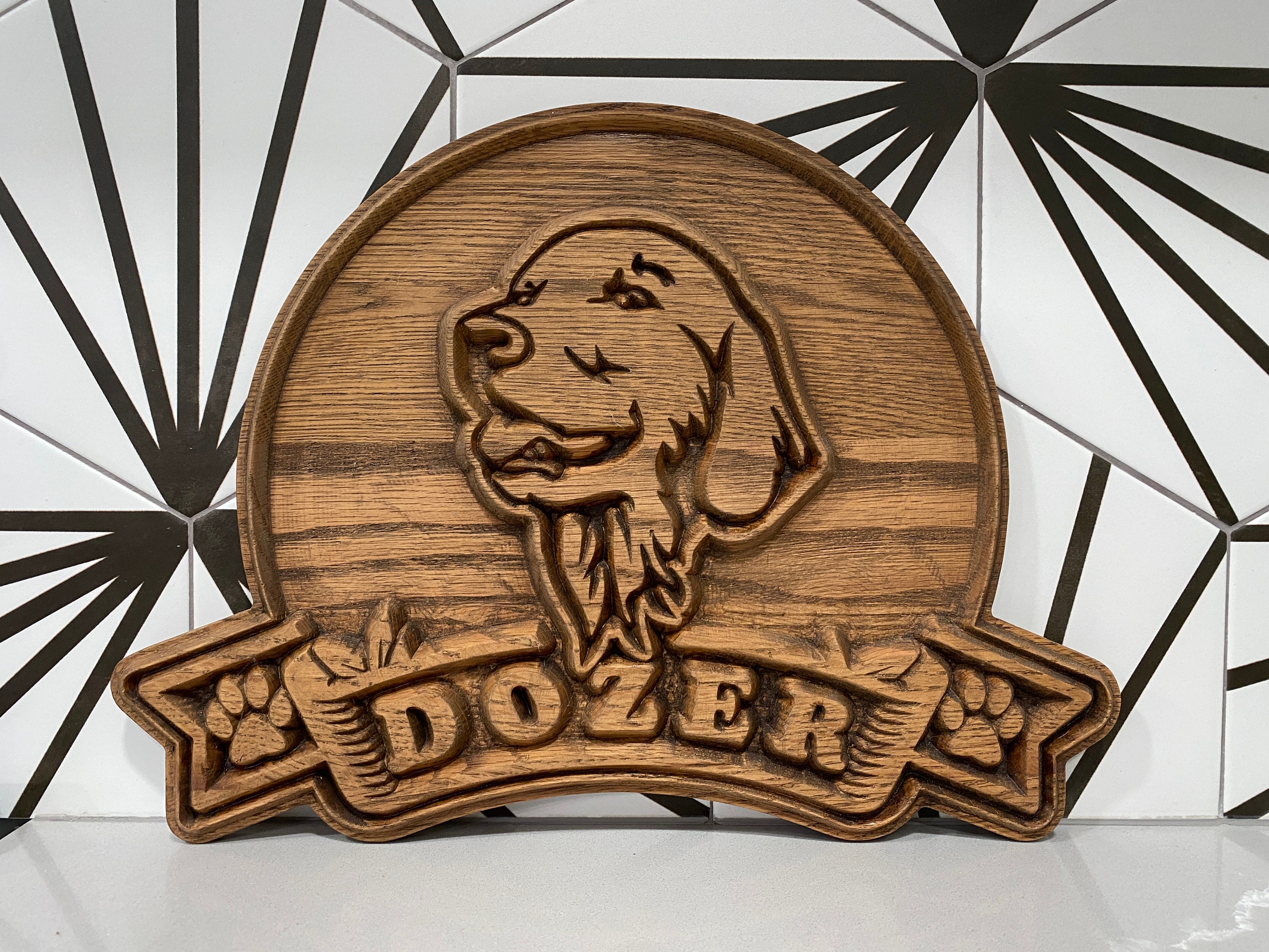 Custom Wood Dog Sign - Etsy