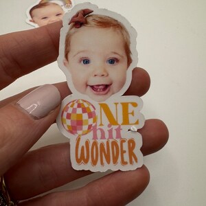 FIRST Birthday Custom Baby Stickers - Waterproof, Custom Themed First ...