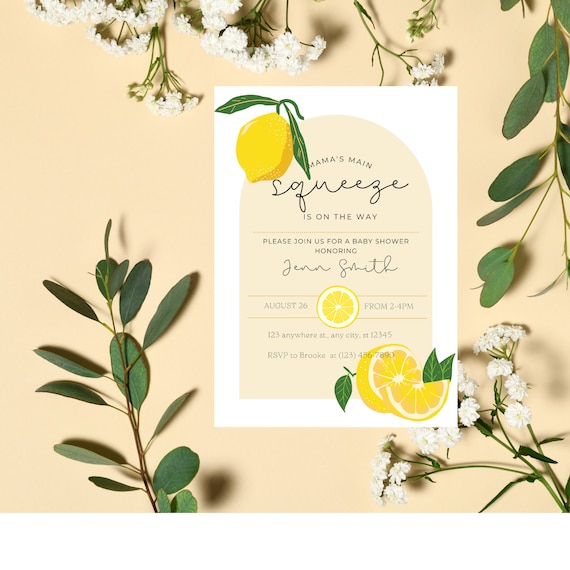 Custom Baby Shower Invites & Themed Bundle Download - Etsy