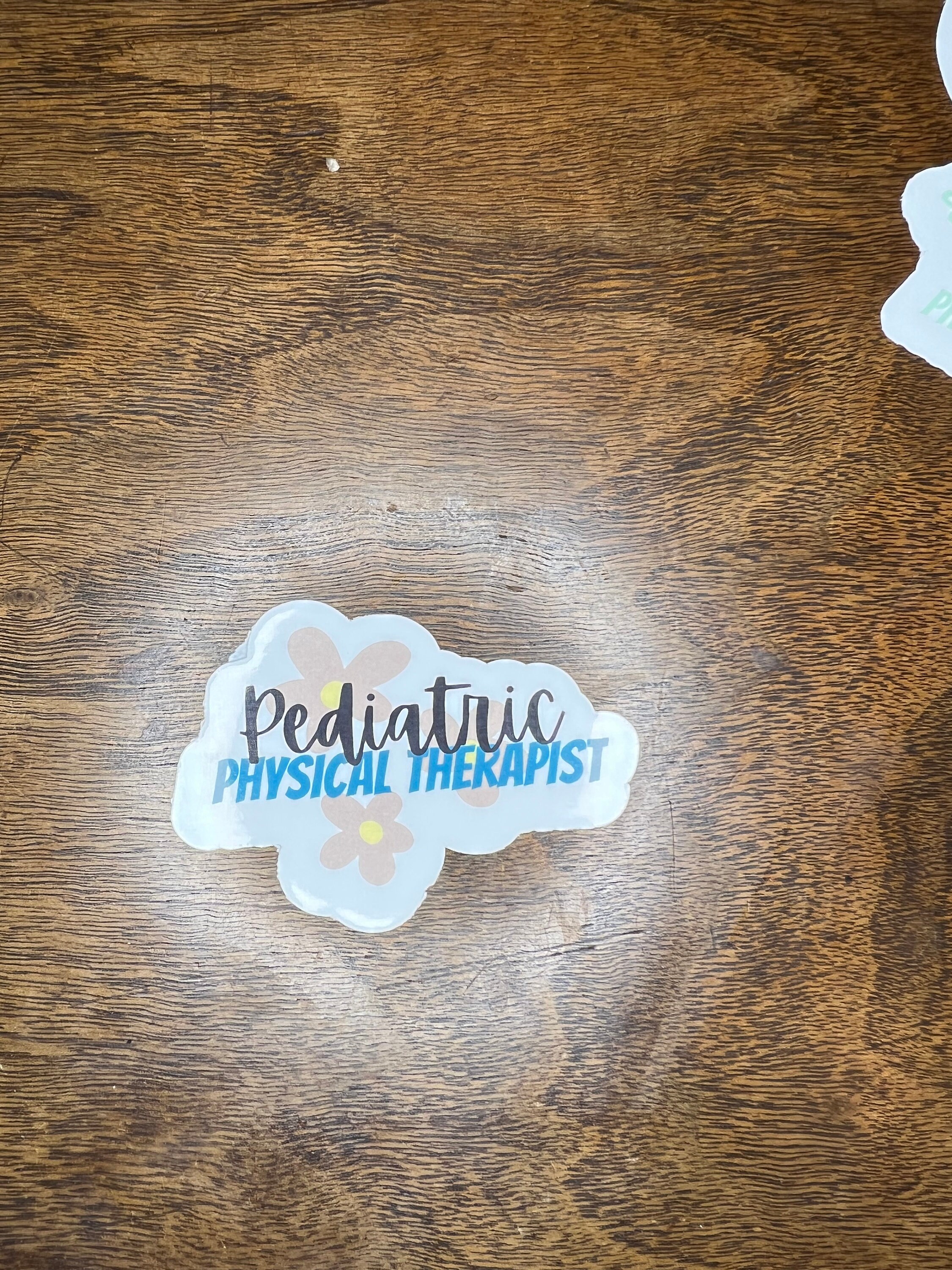 Physical Therapy Sticker Pediatric PT Sticker Peds - Etsy