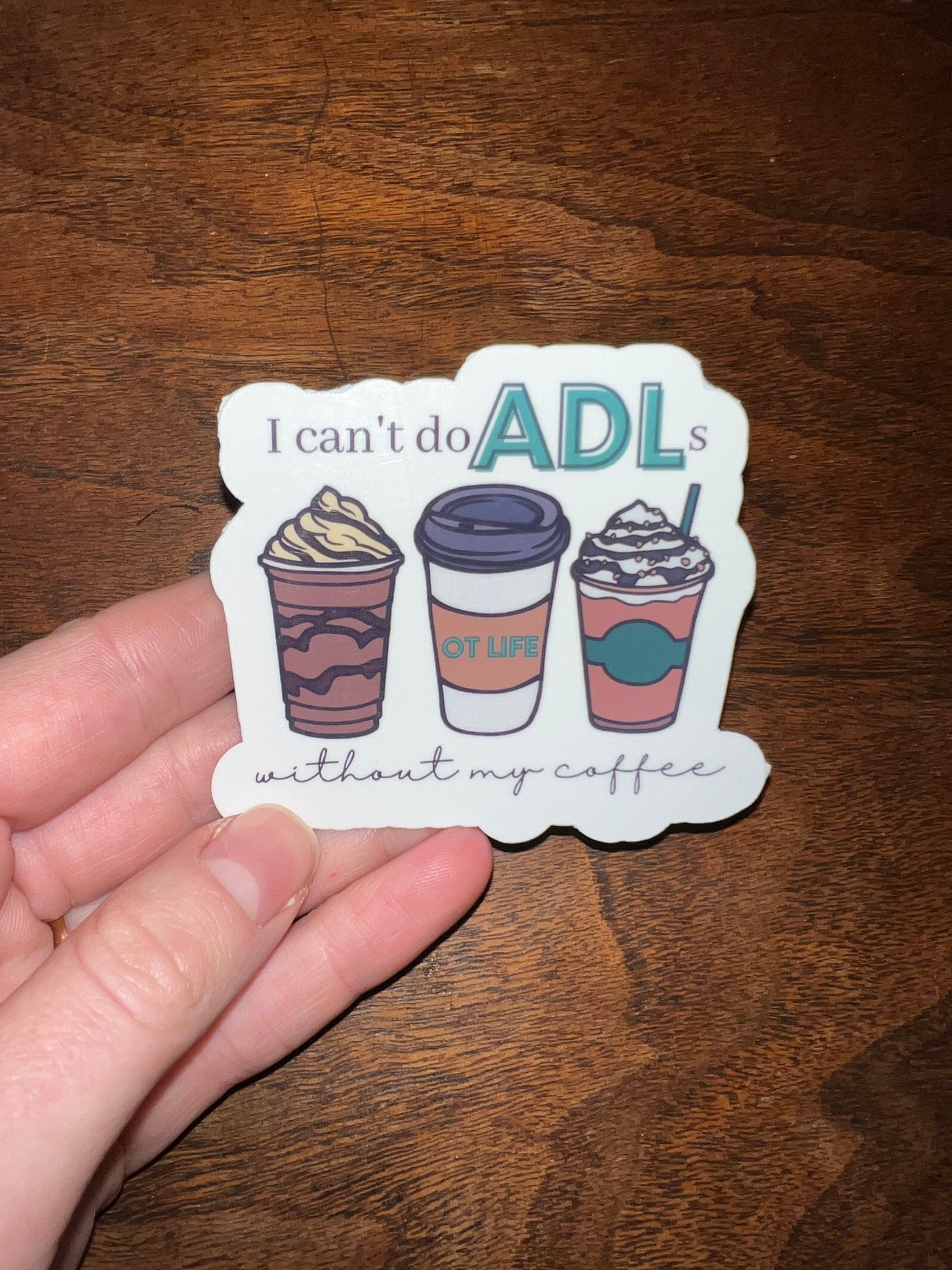 Occupational Therapy Sticker Neuro OT Sticker Floral Brain - Etsy