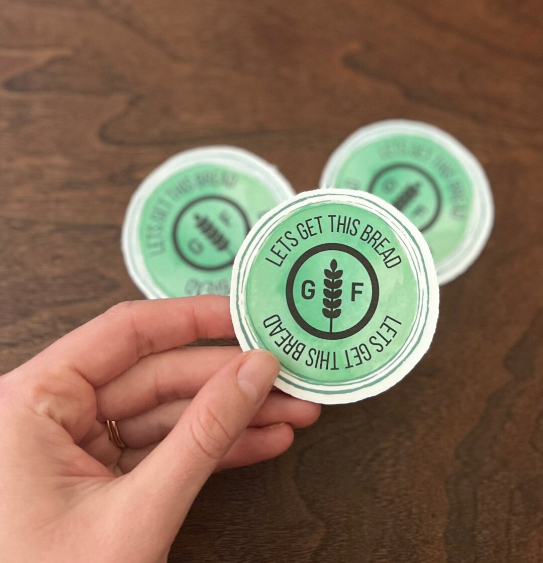 Celiac Friendly Waterproof Stickers | Gluten Free Waterproof Stickers ...