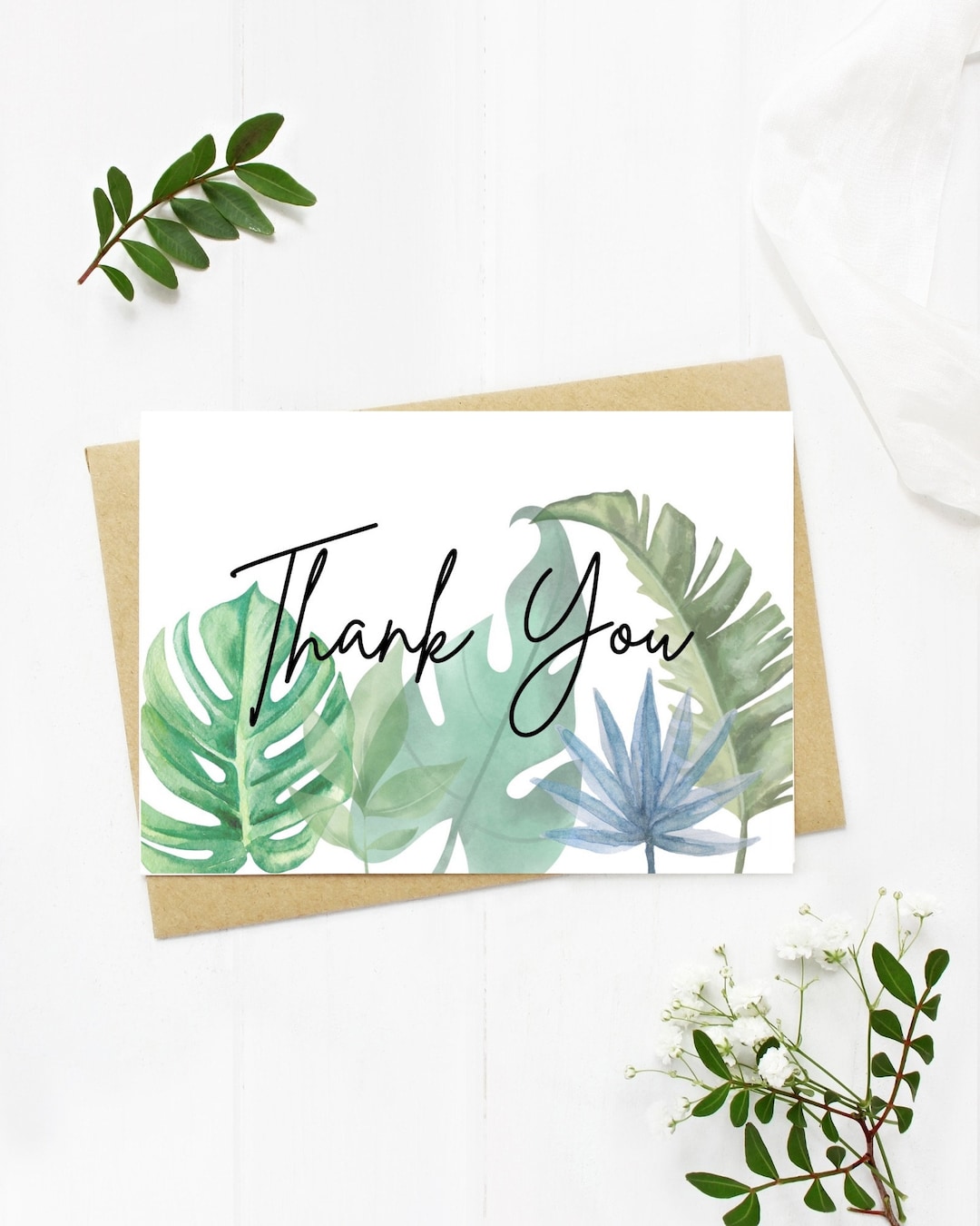 Thank You Plant Card - Etsy