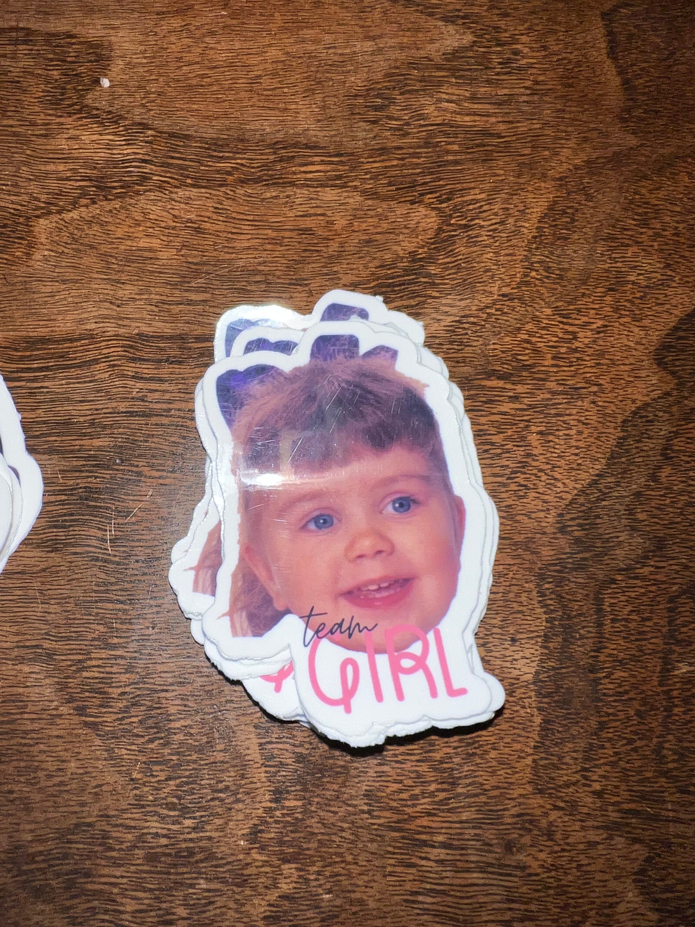 Gender Reveal Custom Team Boy/team Girl Stickers Custom - Etsy
