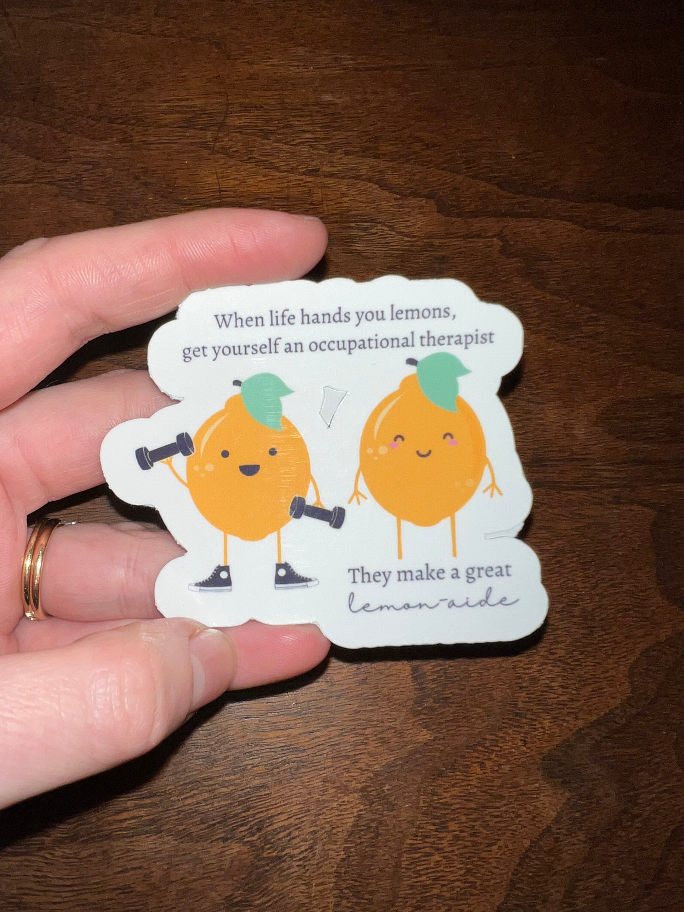 Occupational Therapy Sticker Neuro OT Sticker Floral Brain - Etsy