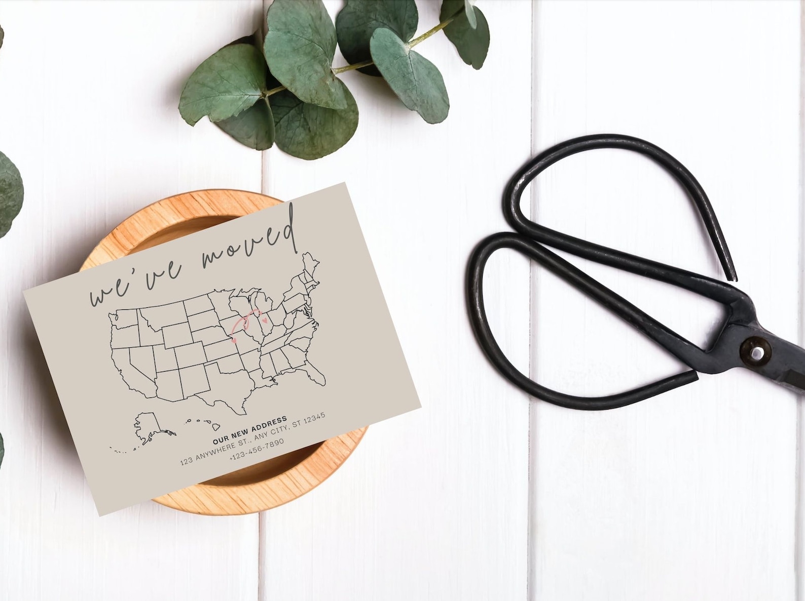 Moving Announcement Card - Custom Order | New Address Card | We've ...