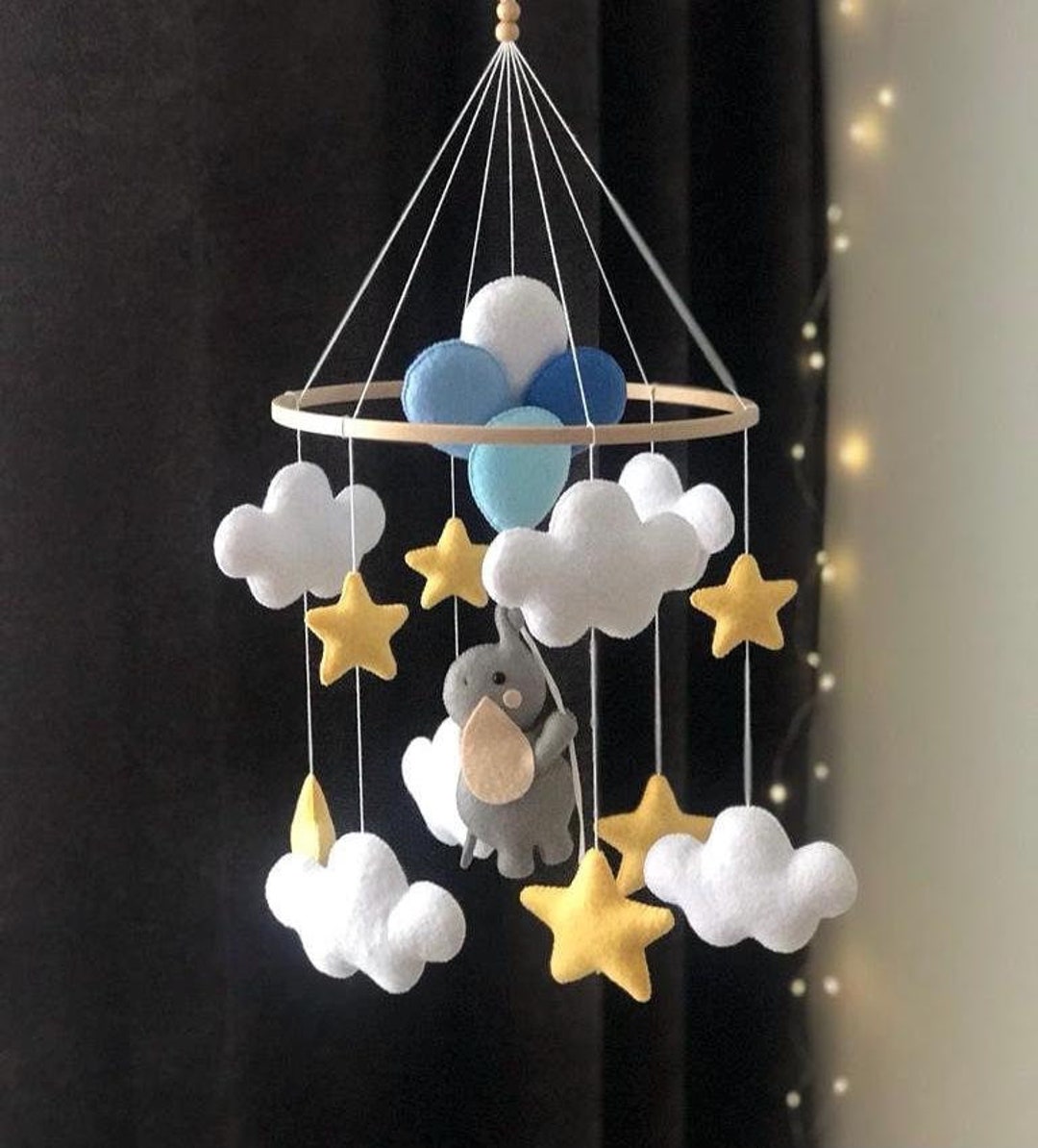 Walt Disney Mobile Dumbo Elephant Baby Mobile Dumbo Mobile Elephant ...