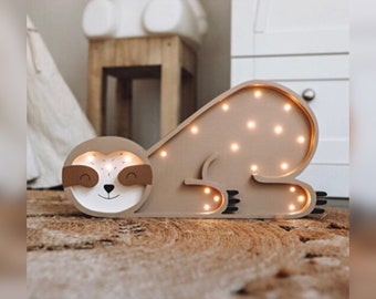 Night Light Sloth - Etsy
