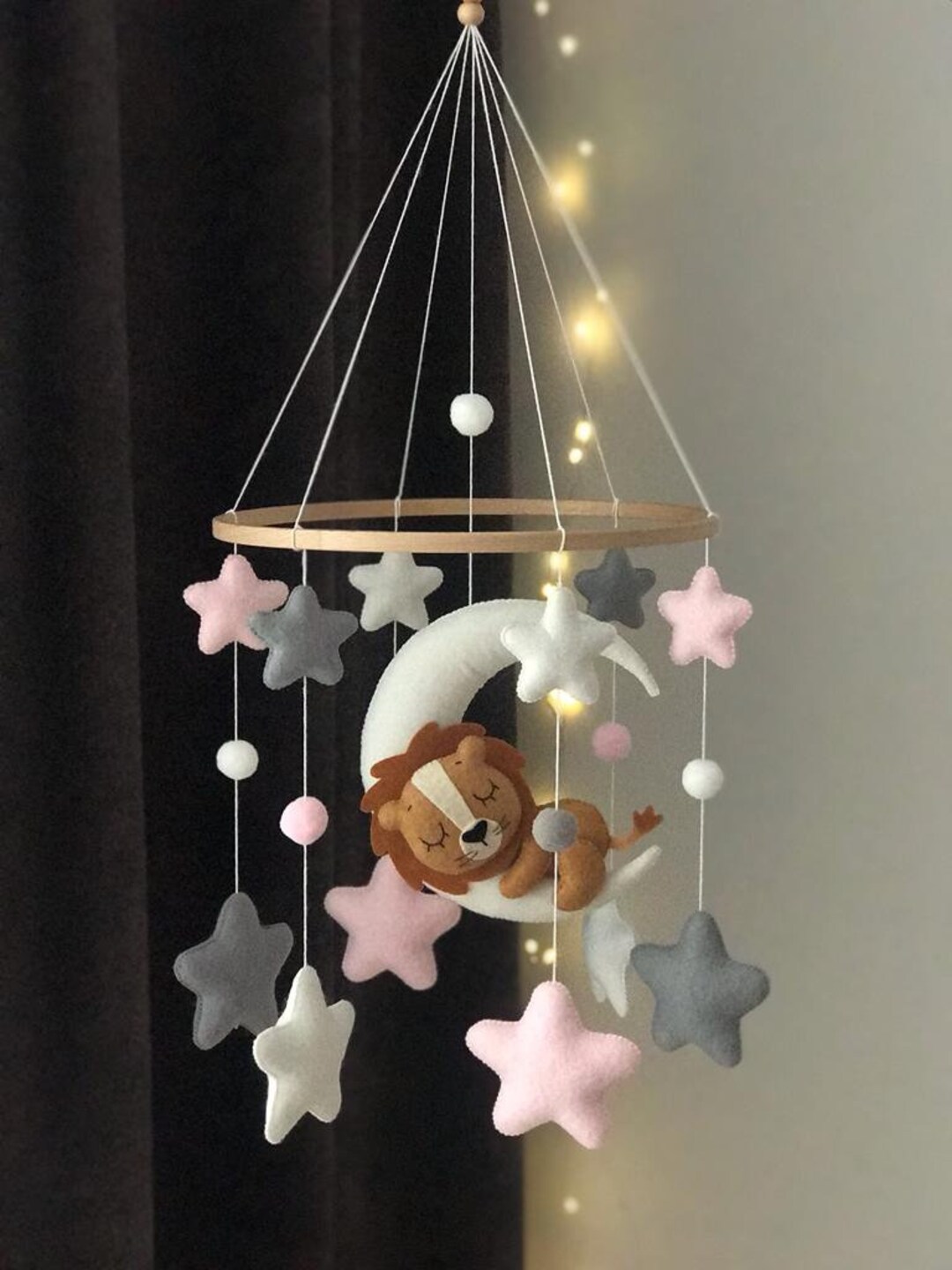 Lion Mobile Simba Mobile Lion Baby Shower Gift Lion Theme Nursery Lion ...